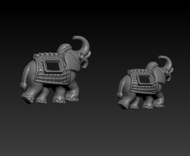 Baby elephant 3D model using Jewlery designer. – Cad Wala