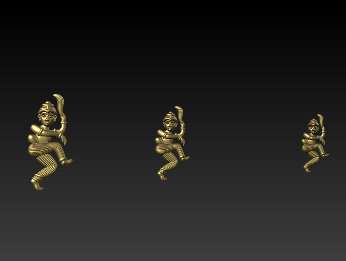 Ma kali murti 3D model using Jewlery designer – Cad Wala
