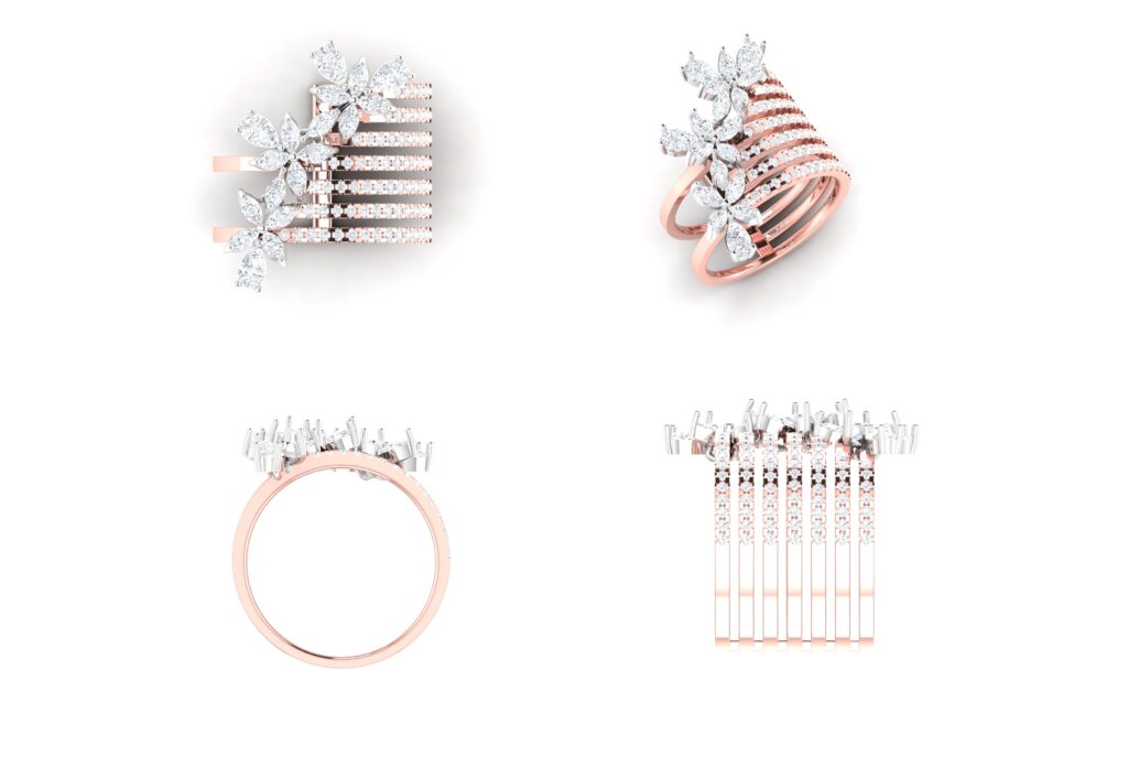 Engagement Rings3DM 44 3D Model Rings for ladies - Cad Wala