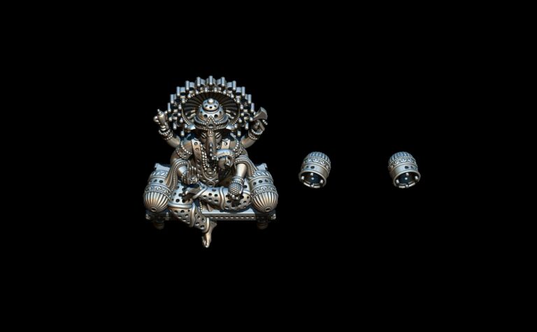 Ganesh 3D model murti 3d design for - Cad Wala