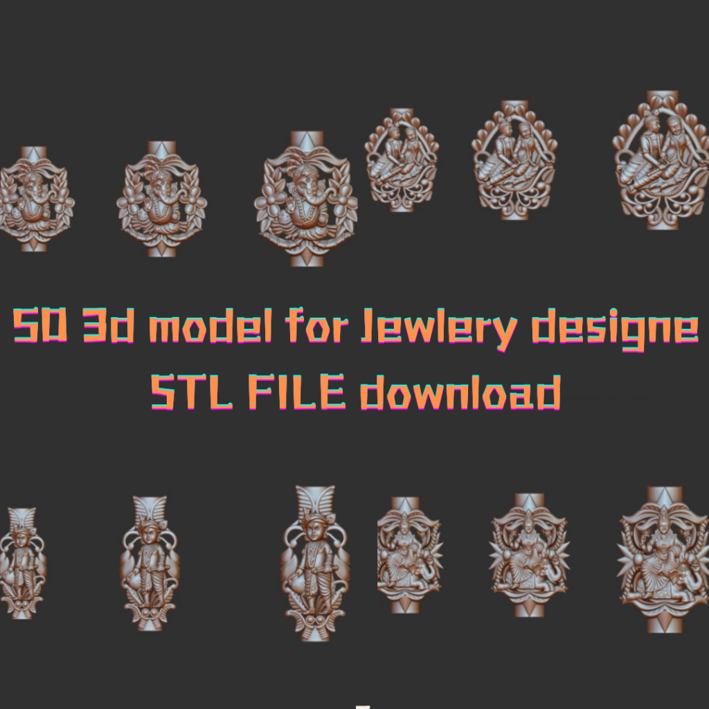 The Largest Collection of Pre-Built 3D CAD Jewelry Designs